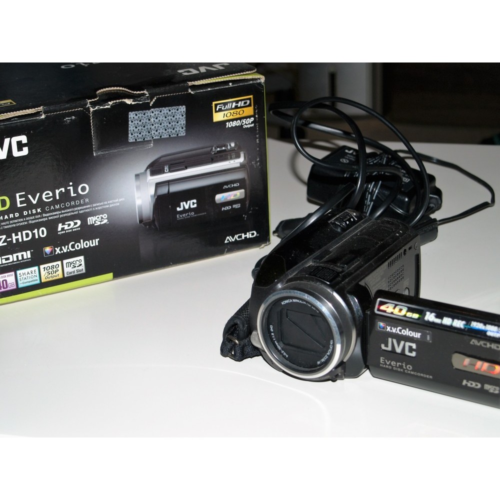 JVC Everio 40GB HDD 1080 Full HD HDMI- Camera video | arhiva Okazii.ro