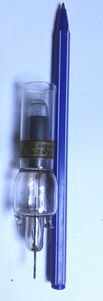 tub eprubeta radiatii pt contor GEIGER MULLER VA-Z 430 detector ...