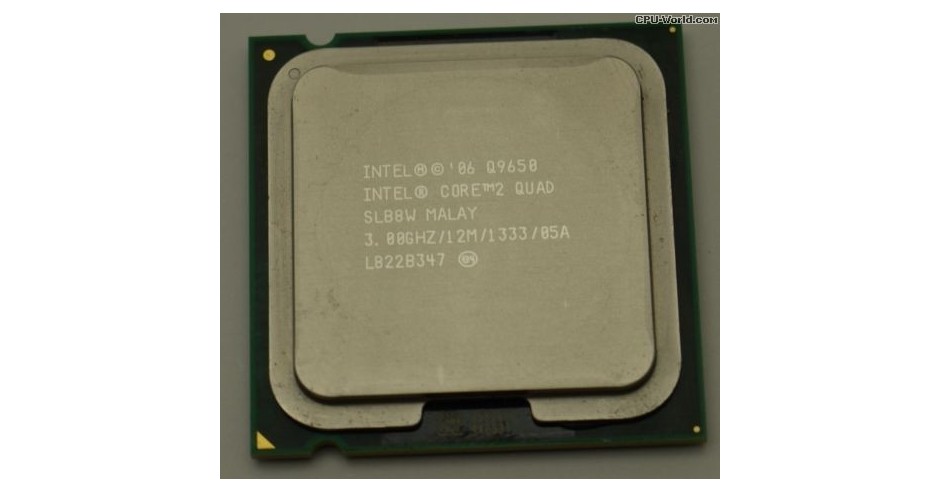 Procesor intel lga 775 core 2 quad Q9650/3,0ghz/1333mhz/12mb/45nm/95W ...