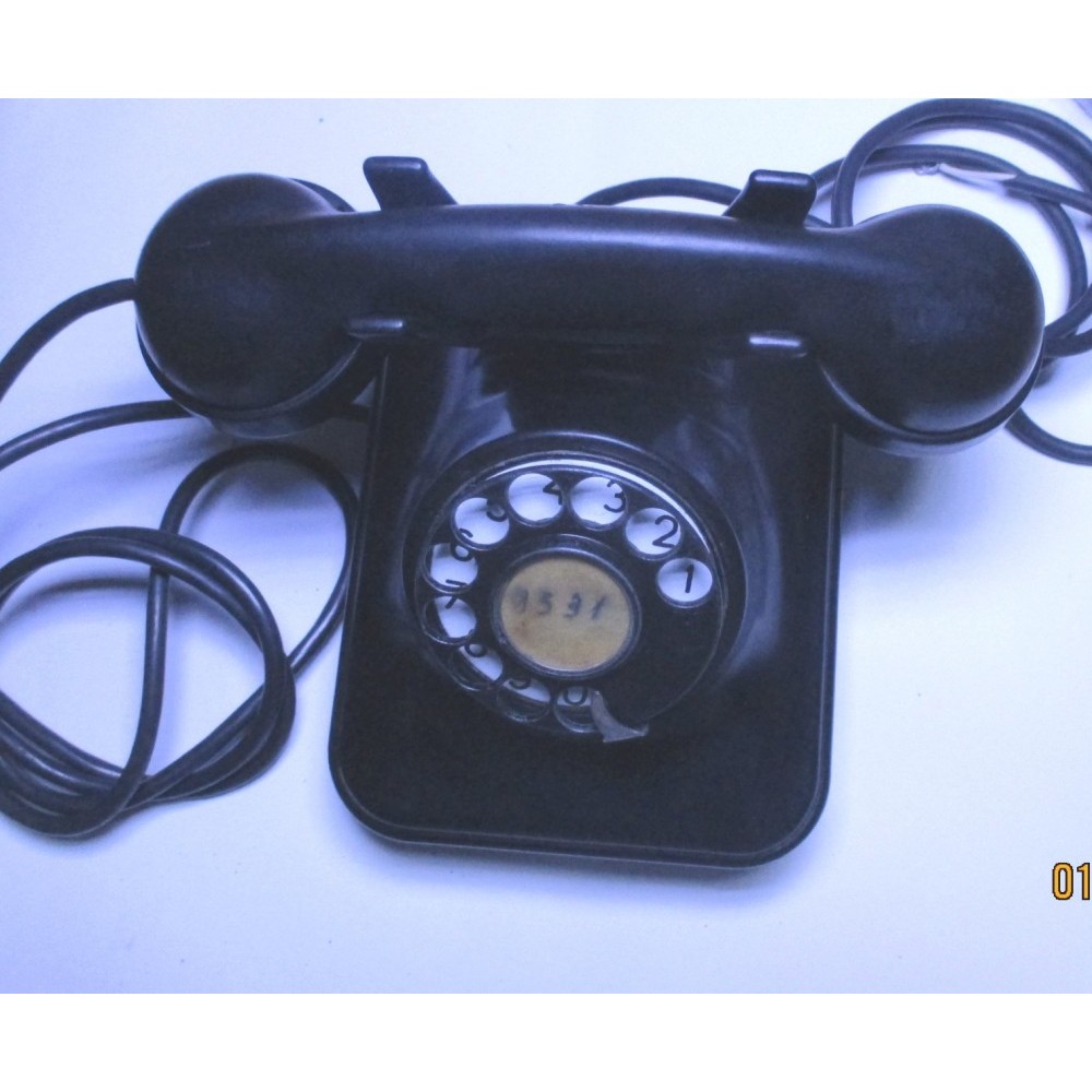 Telefon vechi bachelita cu disc Standard Buc. Nu Grigore Preoteasa ...