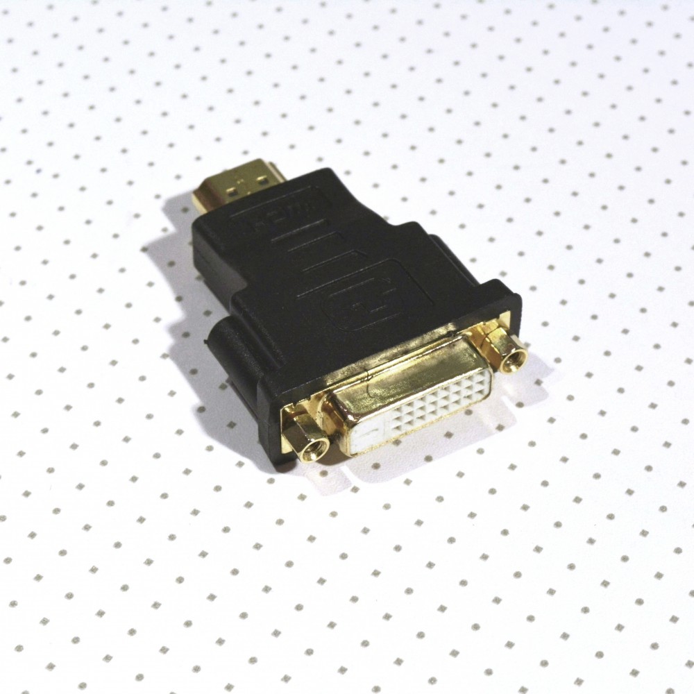 Adaptor DVI, mufa mama - HDMI, mufa tata, contacte aurite | arhiva ...
