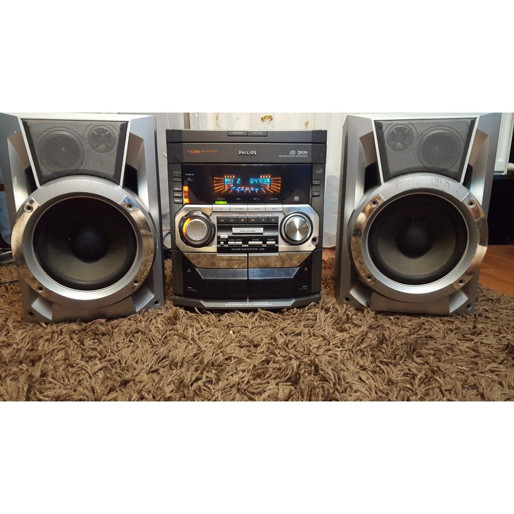 Combina Muzicala cu Radio CD Philips FW-C399/22+Boxe Universum Quelle ...