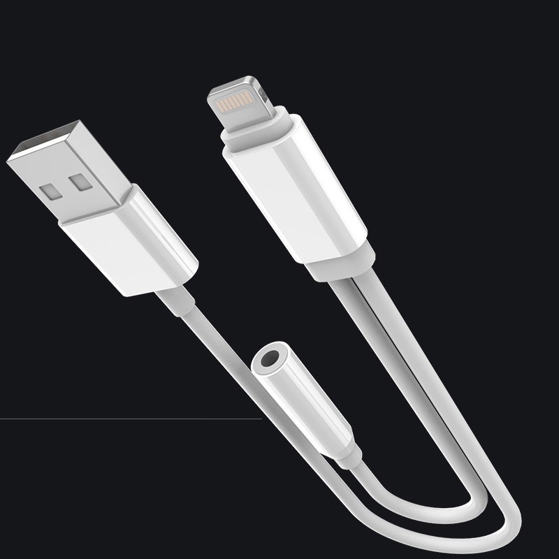 Iphone 7 7 Plus - Adaptor Dublu Incarcare si Ascultare Casti In Acelasi ...