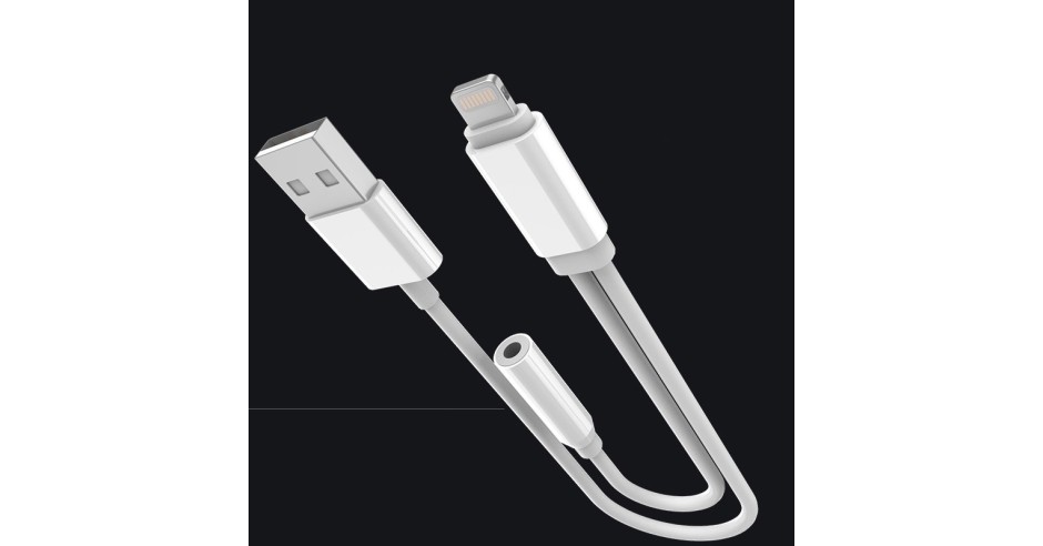 Iphone 7 7 Plus - Adaptor Dublu Incarcare si Ascultare Casti In Acelasi ...