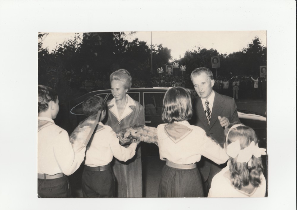Fotografie veche Ceausescu Nicolae si Elena, poza Nicolae Ceausescu de ...
