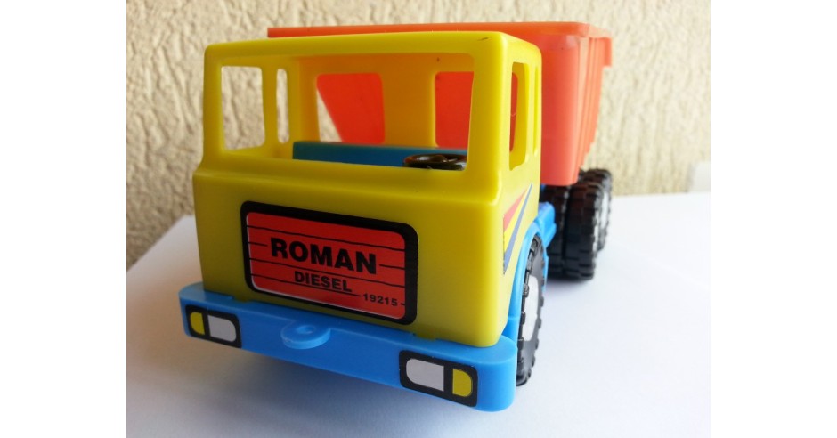 Camion/Basculanta Roman Diesel 19.215- jucarie romaneasca veche ...