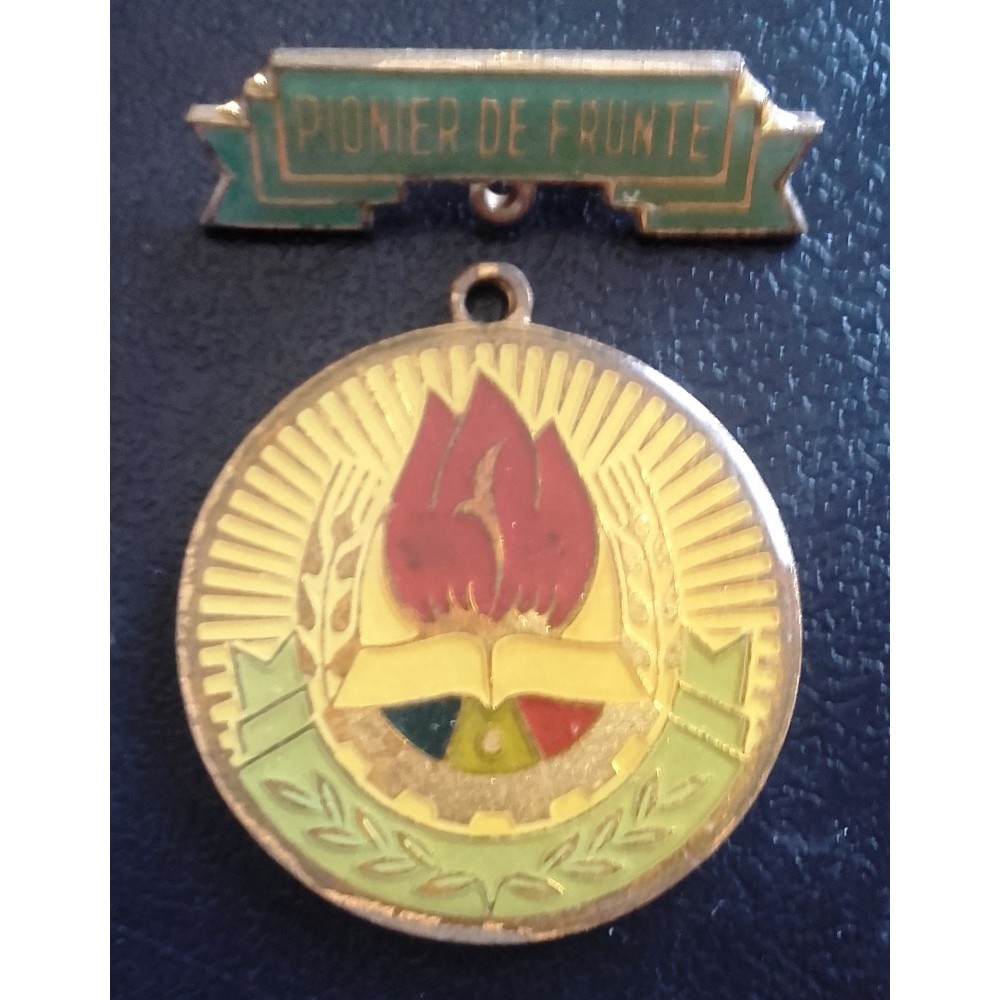 INSIGNA PIONIER - PIONIER DE FRUNTE | Okazii.ro