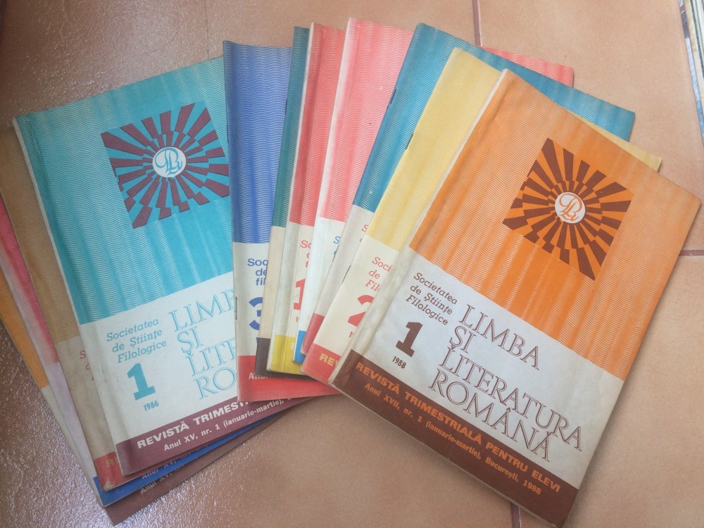 Limba si literatura romana lot coletie 10 reviste anii 80 numere ...