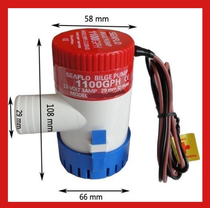 Pompa apa 12V BILGE submersibila pentru rezervoare, gradina, barca ...