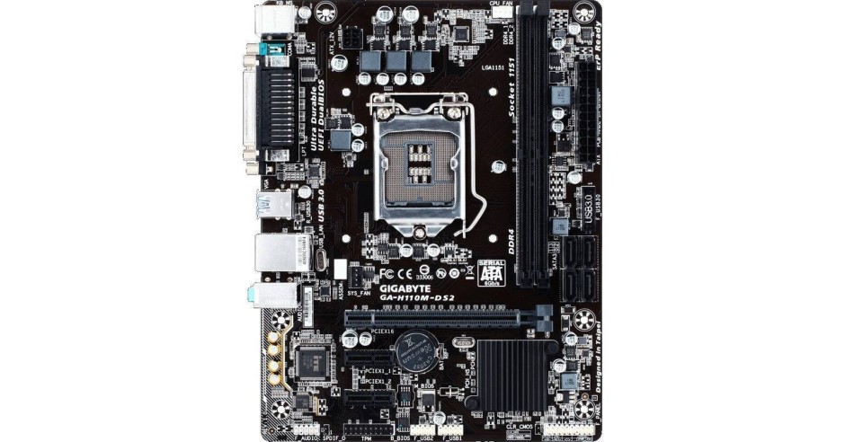 Placa de baza Gigabyte H110M-DS2 Intel LGA1151 mATX | arhiva Okazii.ro