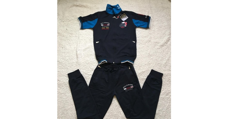 TRENING BLEUMARIN BARBATI COSTUM SPORT MANECA SCURTA VARA, S, Bumbac ...