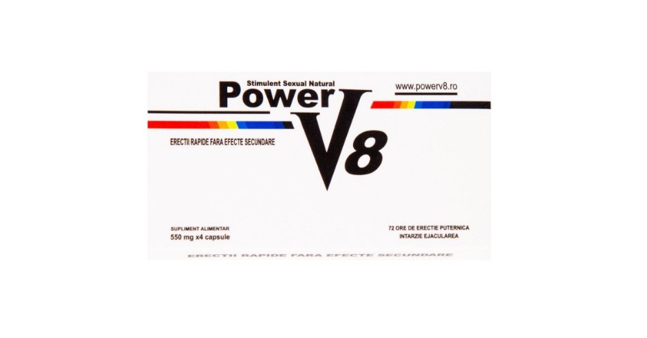 Power V8 Pastile Potenta Ejaculare Precoce Impotenta Stimulent Erectie ...