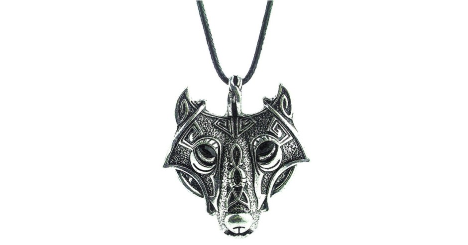 Medalion / Pandantiv / Colier / Lantisor - Cap De Lup - Retro | Okazii.ro