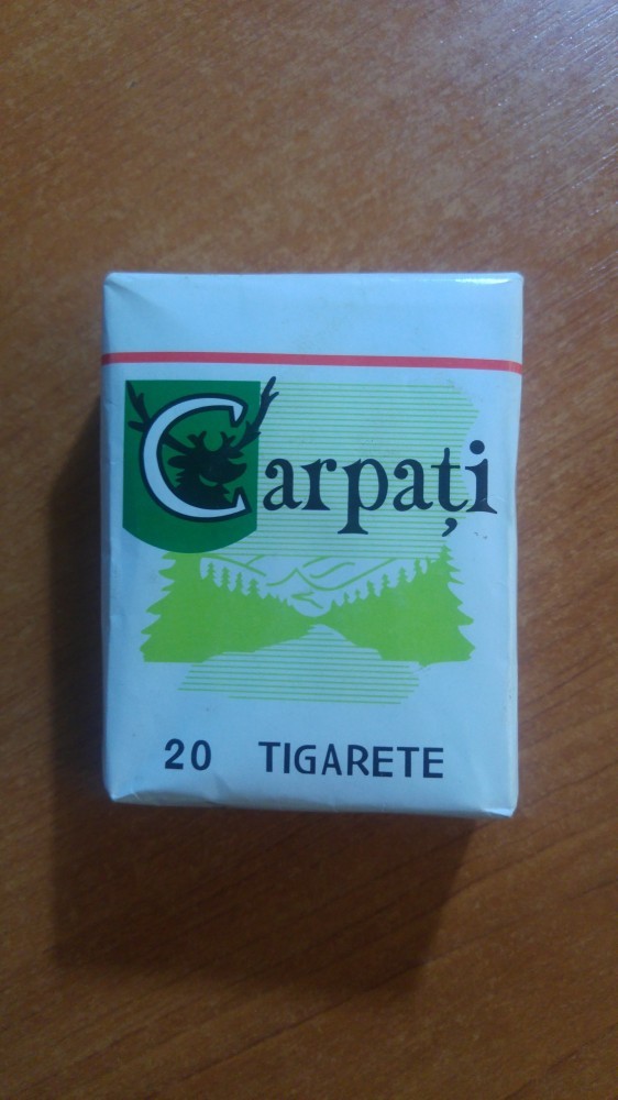 pachet de tigari carpati -stare foarte buna-20 de tigarete | arhiva ...
