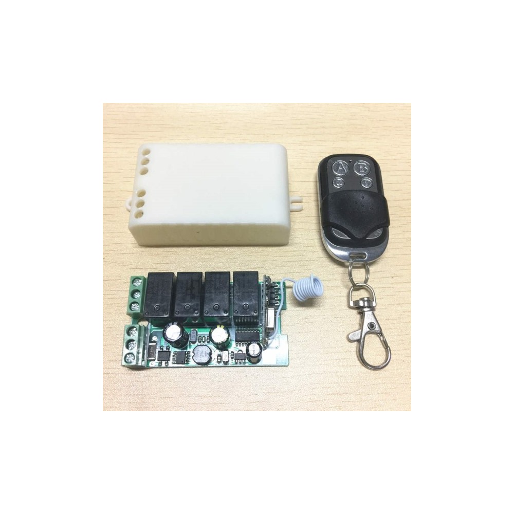 Releu programabil cu telecomanda 4 canale 220V 10A 433MHz | arhiva ...