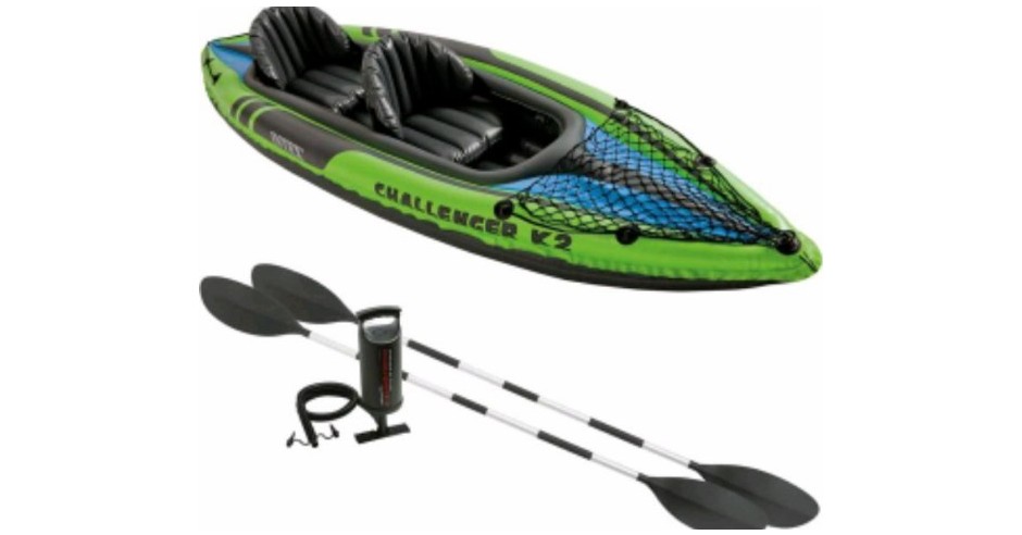 Caiac Challenger K2 Intex ,pneumatic,cu vasle si pompa | arhiva Okazii.ro