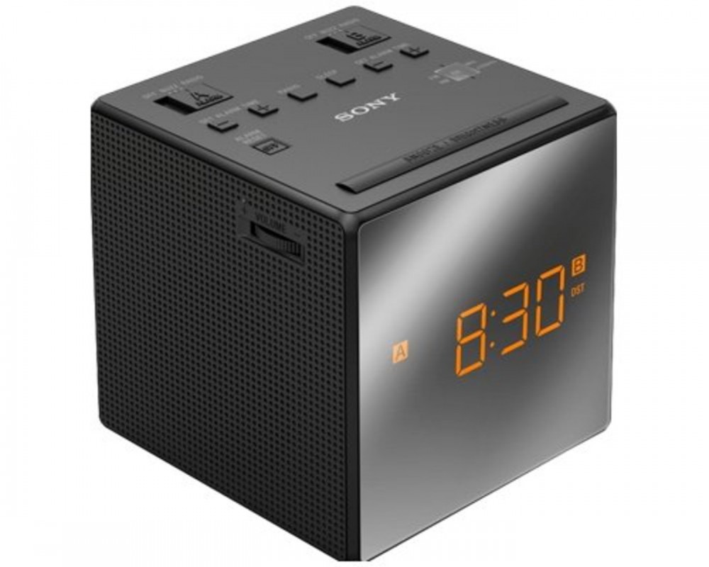 Radio cu ceas Sony ICFC1TB.CED, negru | arhiva Okazii.ro
