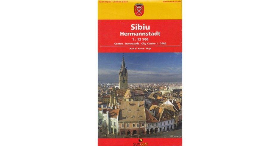 SunCart Harta Turistica si Rutiera a Judetului / Orasului Sibiu ...
