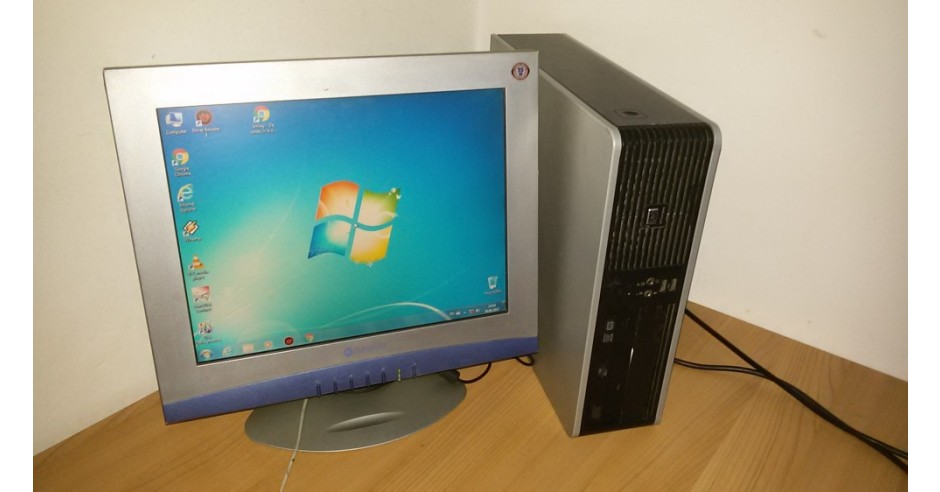 MINI Calculator dual core 3,5GB 160gb video unitate pc sistem eventual ...