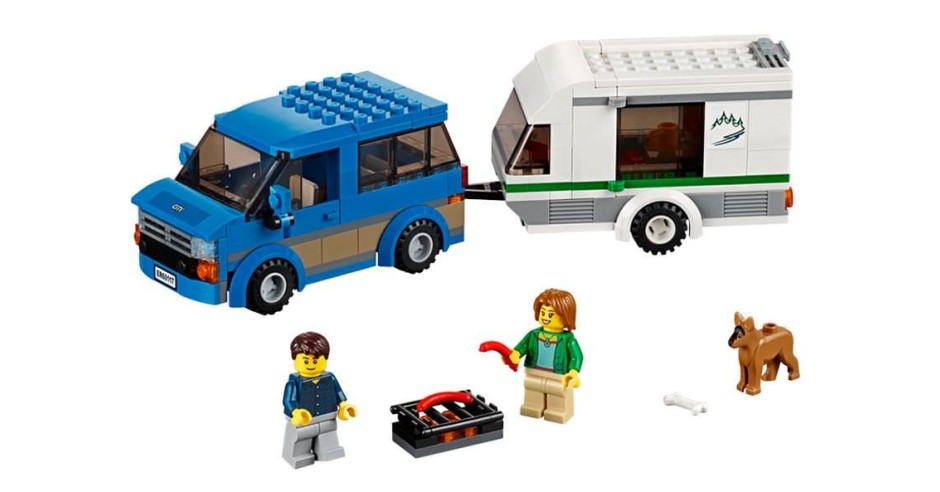 LEGO City - Furgoneta si rulota 60117 | arhiva Okazii.ro