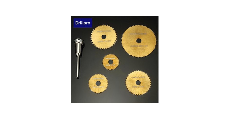 Set freze disc titanium pentru bormasina sau surubelnita electrica ...