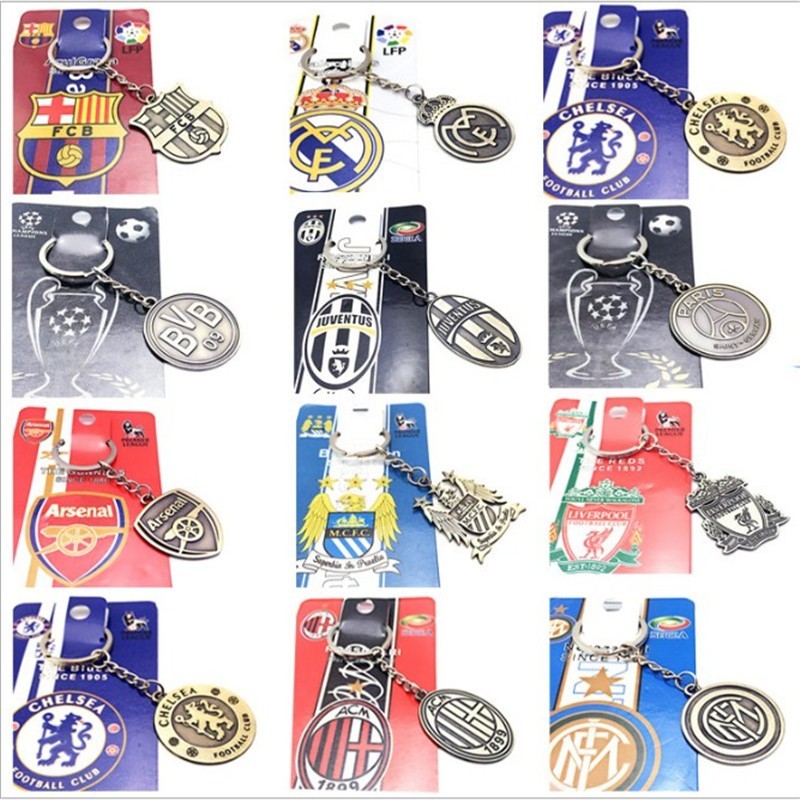 Breloc Chei - Fotbal /11 Cluburi Fotbal - Metalic/UEFA/Real Madrid ...