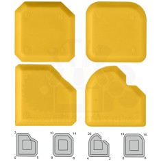 Spaclu Pentru Silicon, Forme Pentru Silicon, Set 4 Bucati | arhiva ...