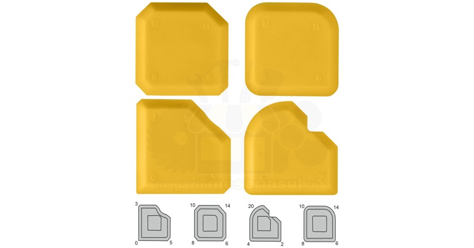 Spaclu Pentru Silicon, Forme Pentru Silicon, Set 4 Bucati | arhiva ...