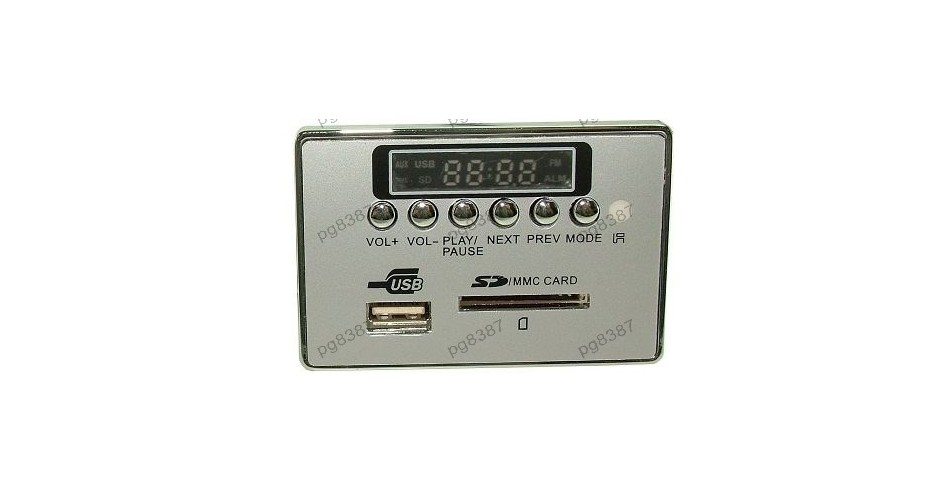 Modul decodor MP3, citire USB/ SD, afisaj cu LED-uri, cu telecomanda ...