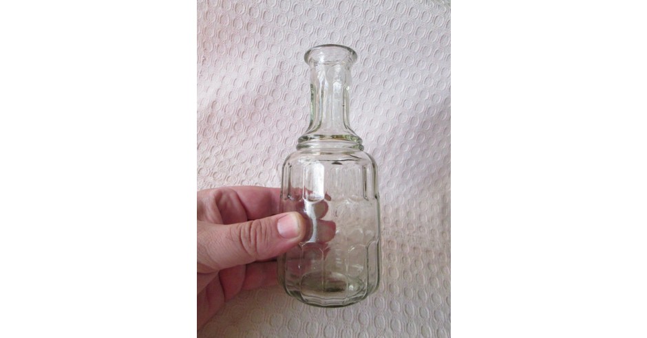 Sticla veche romaneasca, celebra butelca, sticla deosebita de colectie ...