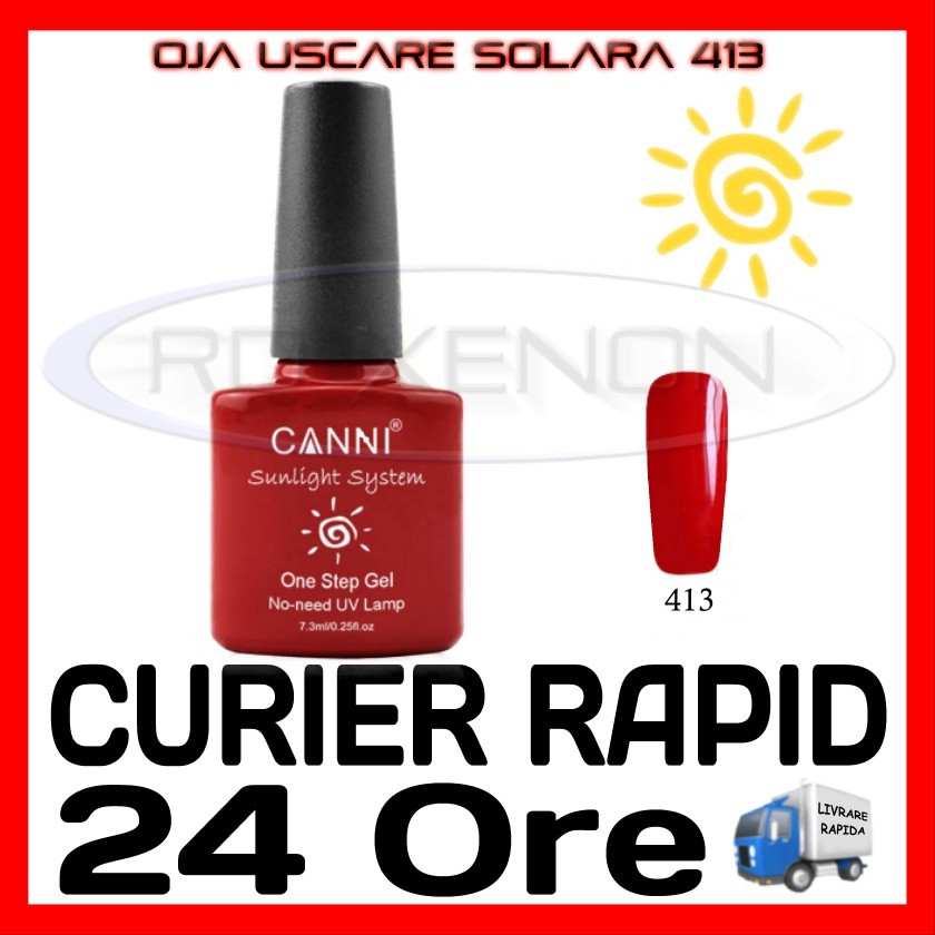 OJA USCARE SOLARA (SEMIPERMANENTA) SAU UV #413 CANNI - MANICHIURA UV | arhiva Okazii.ro