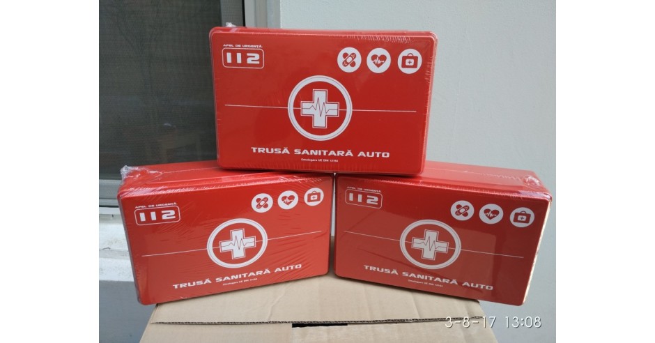 Trusa medicala auto omologata ?i avizata pentru Romania | arhiva Okazii.ro