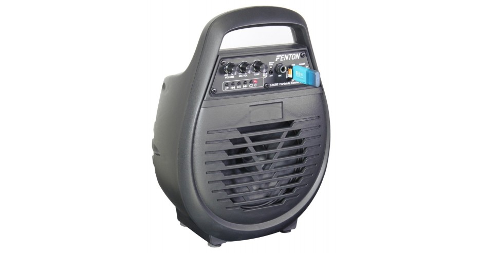 Boxa Portabila Activa cu Microfon si BlueTooth 50W RMS BT/USB/SD Fenton ...