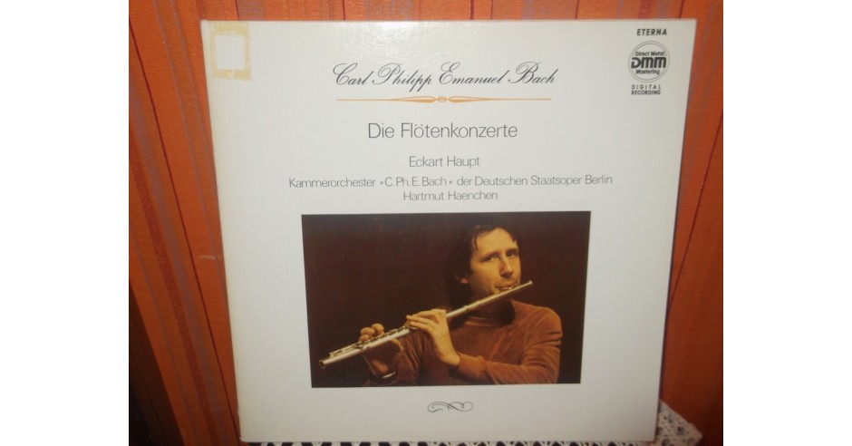 BACH - ECKART HAUPT DIE FLOTENKONZERTE- DIRIJOR HARTMUT HAENCHEN ...