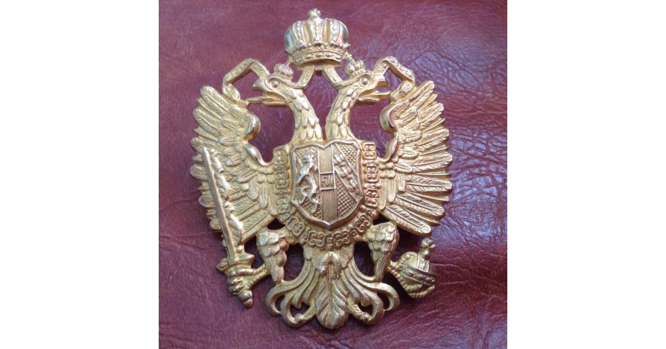 Insigna Cuc - Emblema / stema Austria vulturul cu doua capete - rara ...