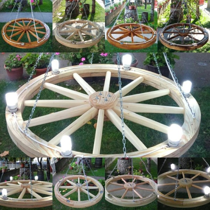 roata din lemn Rustica , candelabru din roata , suport flori , Butoaie ...