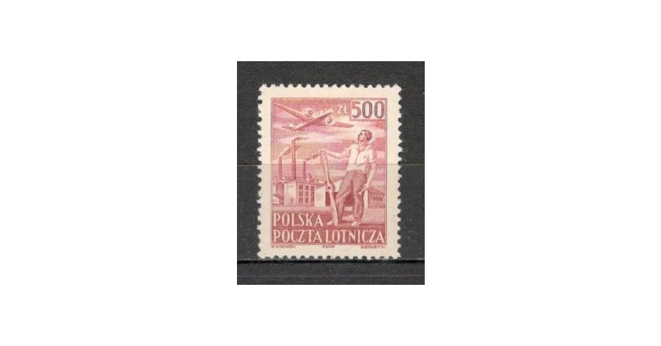 Polonia.1950 Posta aeriana SP.91 | arhiva Okazii.ro