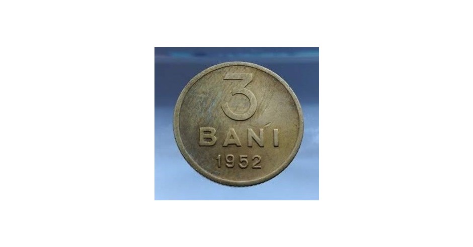 moneda 3 bani 1952 Romania RPR monede romanesti numismatica bani vechi ...