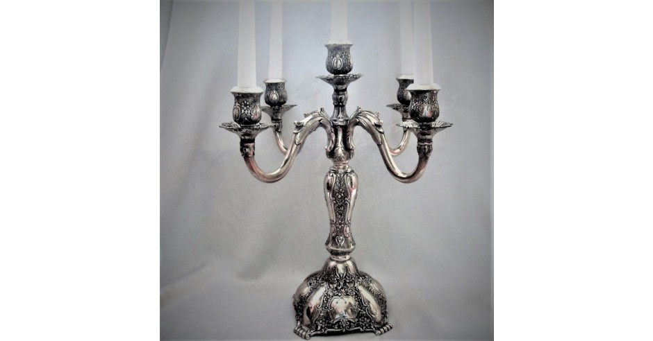 SFESNIC DEOSEBIT DIN ARGINT MASIV 830 , STILUL ROCOCO | arhiva Okazii.ro