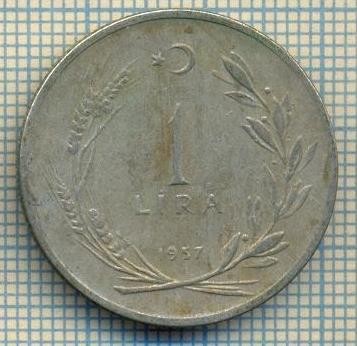 10250 MONEDA - TURCIA - 1 LIRA -anul 1957 -starea care se vede, Africa ...