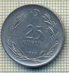 10240 MONEDA - TURCIA - 25 KURUS -anul 1959 -starea care se vede ...