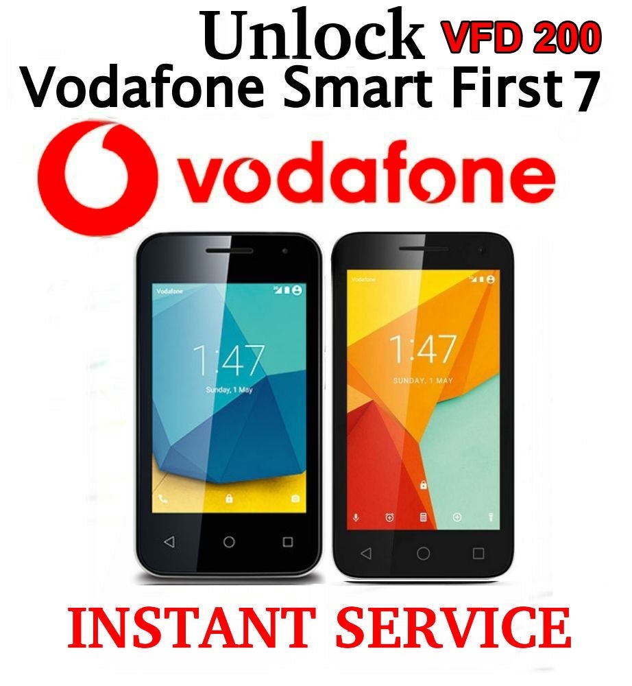 Decodare Vodafone Smart First 7 VFD 200 pe IMEI, plata dupa! | arhiva ...