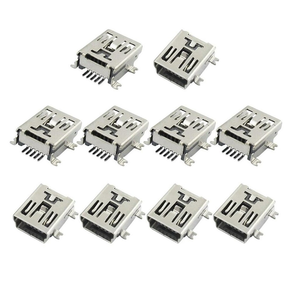 Mufa mini USB mama female pentu PCB | arhiva Okazii.ro