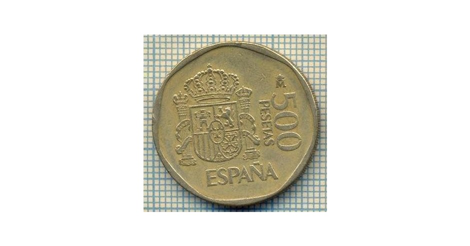 10577 MONEDA- SPANIA - 500 PESETAS -anul 1988 -STAREA CARE SE VEDE ...