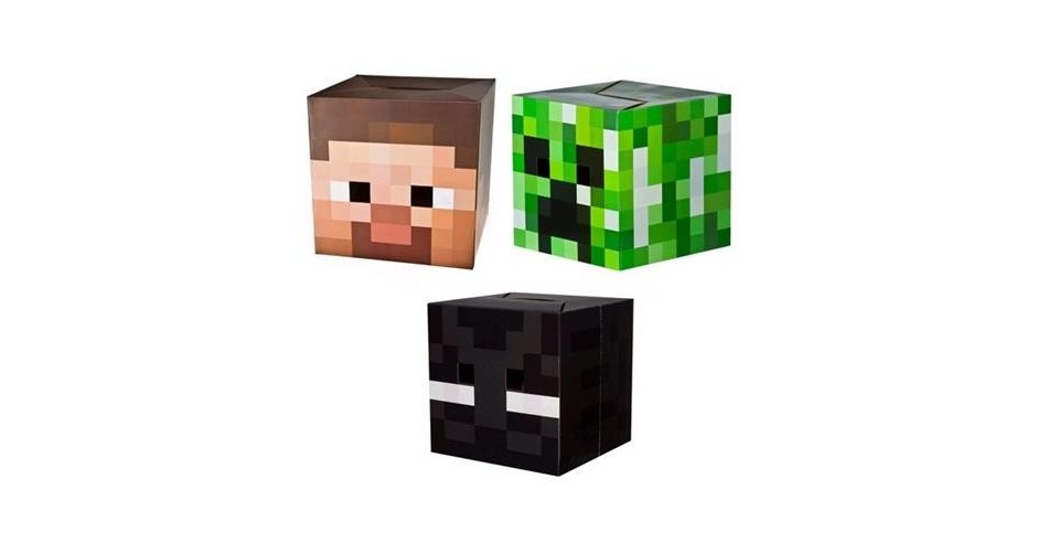 Jucarie Minecraft Box Head Creeper | arhiva Okazii.ro