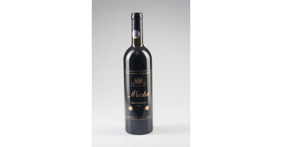 Vin Premiat Merlot Rosu demidulce 0,7l | arhiva Okazii.ro