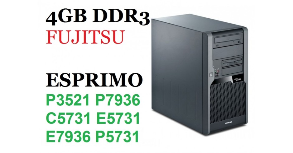 4GB DDR3 1066 si 1333 pentru Fujitsu P3521, P7936, C5731, E5731, E7936, P5731 | arhiva Okazii.ro
