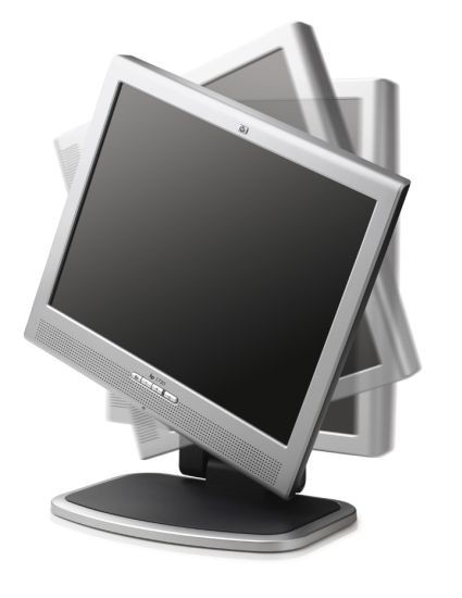 Monitor LCD 17 inch HP 1730 PIVOT difuzoare 1280x1024 | arhiva Okazii.ro