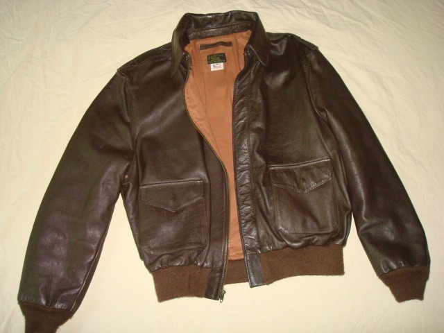 Geaca de aviator/pilot/barbati/piele naturala/vintage US Army Air Force ...