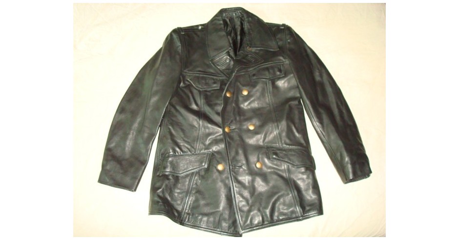 Geaca politie, moto HARRO barbati/military/piele naturala/vintage ...